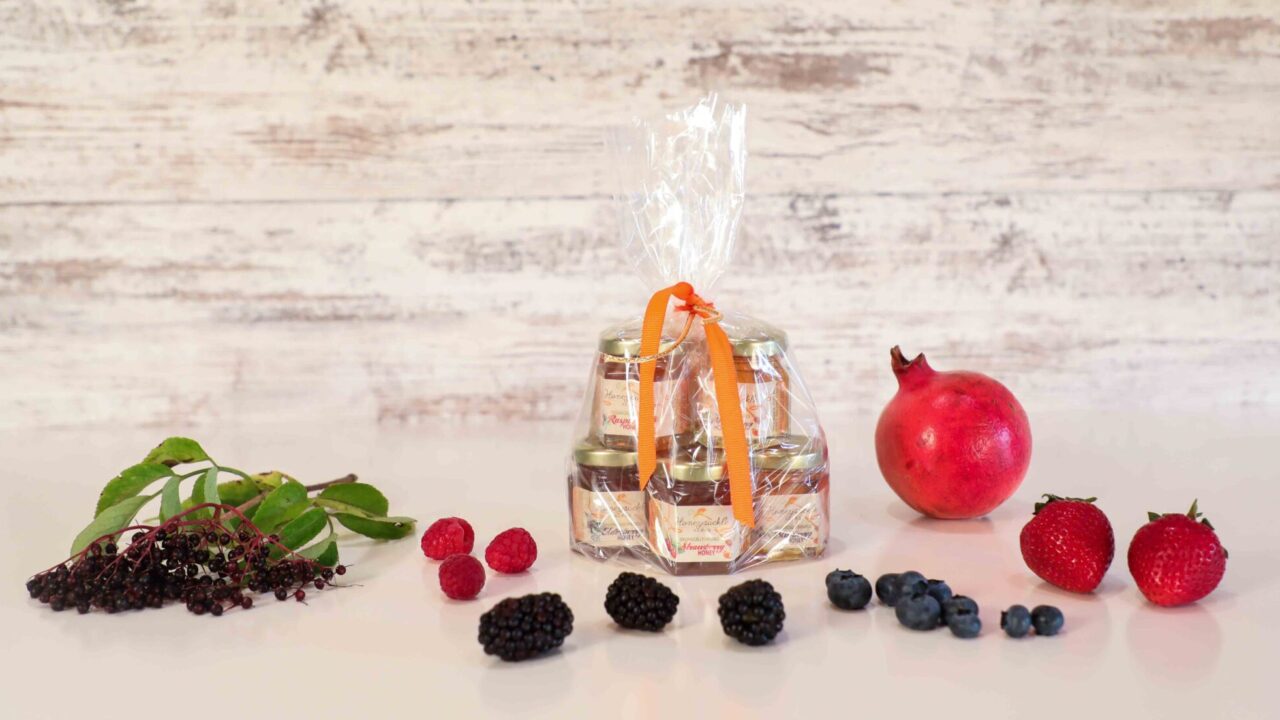 Berry Gift Set (6 Most Popular Berry Honeys) | Honeysuckle Acres
